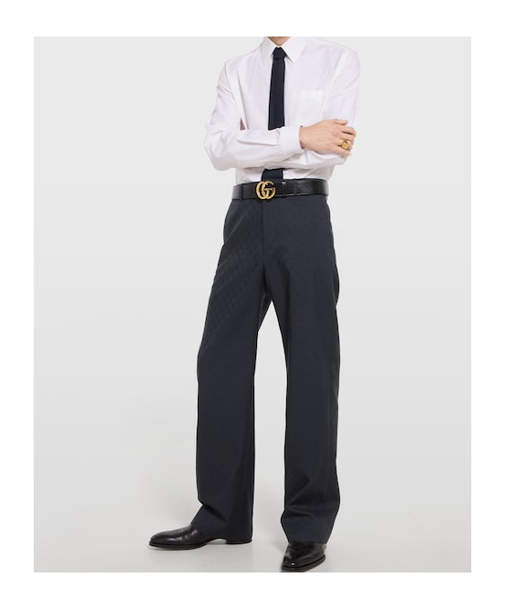 GUCCI Gucci GG Wool Trousers
